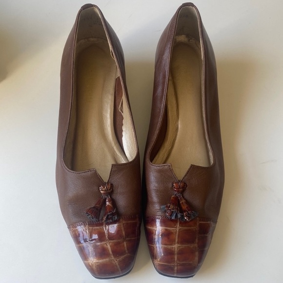 Magdesian | Shoes | Vintage Magdesian Womens Loafer Heels | Poshmark